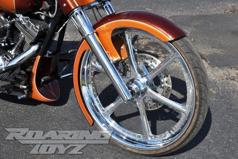 harley-bagger-touring-raked-26_inch-front-wheel-fender-wrap | Roaring Toyz
