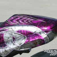 Purple Custom Kawasaki ZX14 360 Fat Tire Conversion | Roaring Toyz