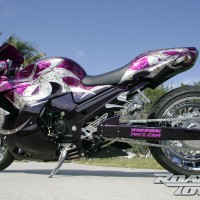 Purple Custom Kawasaki ZX14 360 Fat Tire Conversion | Roaring Toyz