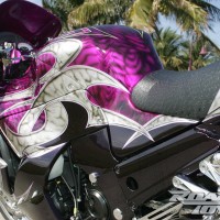 Purple Custom Kawasaki ZX14 360 Fat Tire Conversion | Roaring Toyz