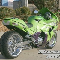 Green & Purple Roaring Toyz Custom Kawasaki ZX14 NOS | Roaring Toyz