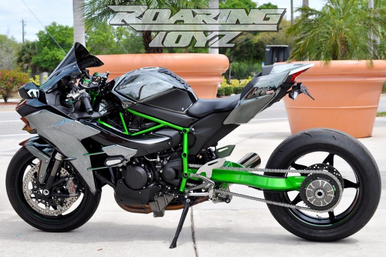 2015 Kawasaki H2 H2r Billet Streched Dragrace Extended Swingarm 6 ...
