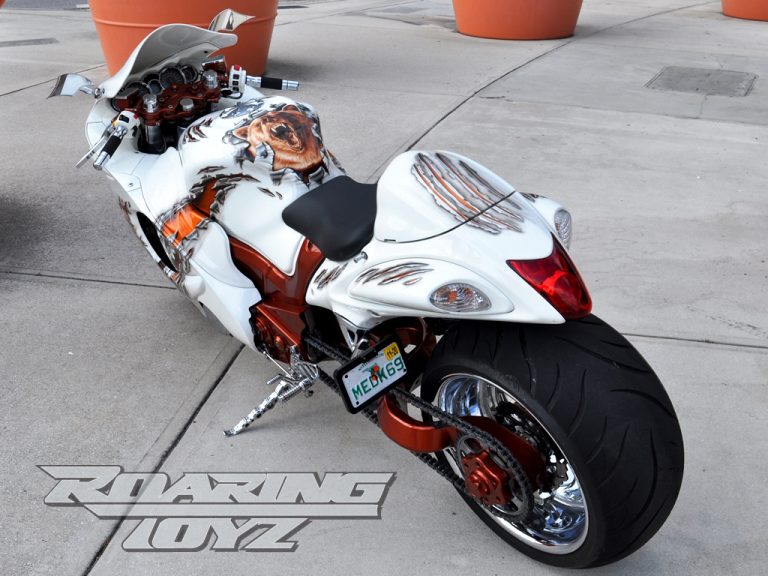 Hayabusa 300 wide fat tire billet single sided swingarm kit single ...